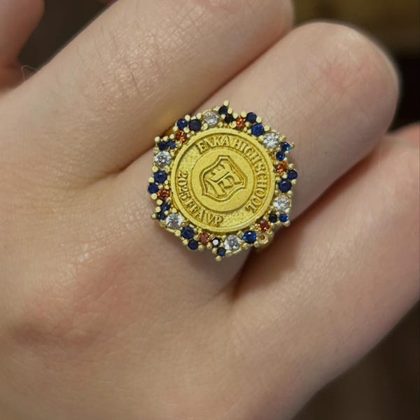 Graduation Ring , Graduation Gift , Personalized Ring , Personalized ...