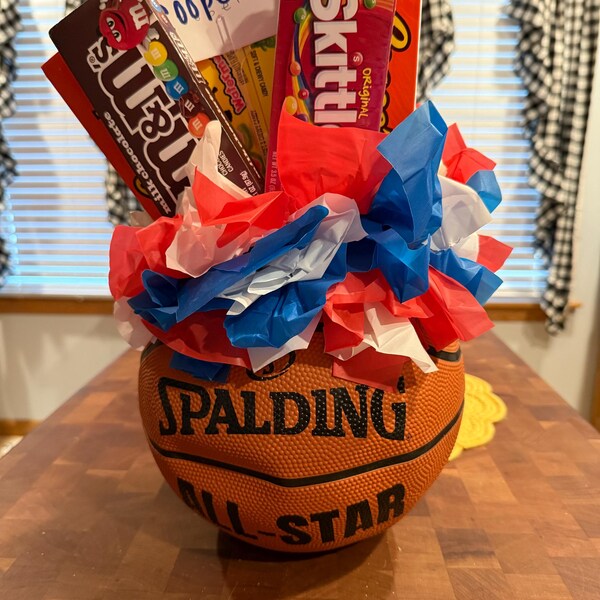 Basketball Candy Bouquet - Etsy
