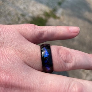 Orion Nebula Ring Tungsten Outer Space Ring 8mm-6mm-4mm Man - Etsy