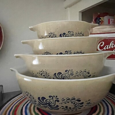 PYREX CINDERELLA BOWL Stacking Rings 441-444 Set of 3 - Etsy