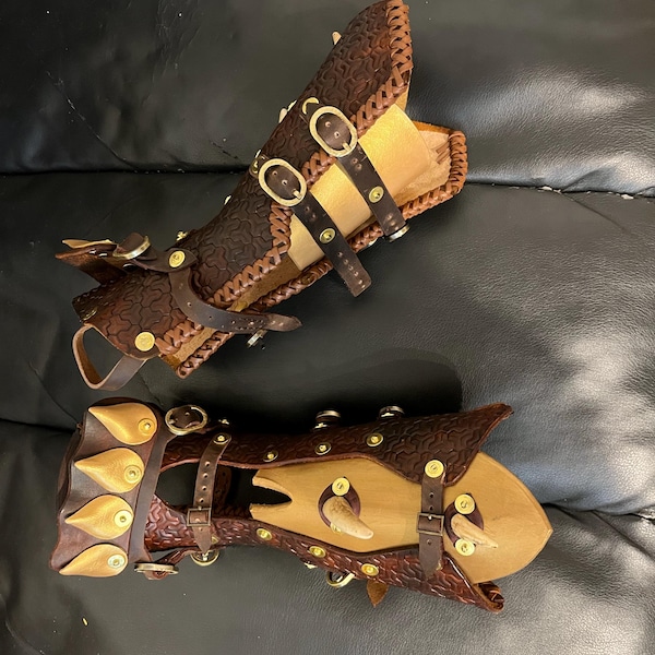 Leather Armored Gauntlet - DIGITAL PDF PATTERN - - Etsy