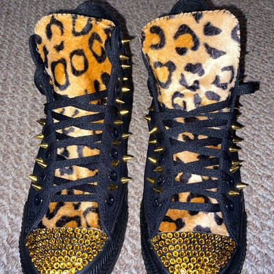 Spiked Converse Chuck Taylor Shoes - Etsy
