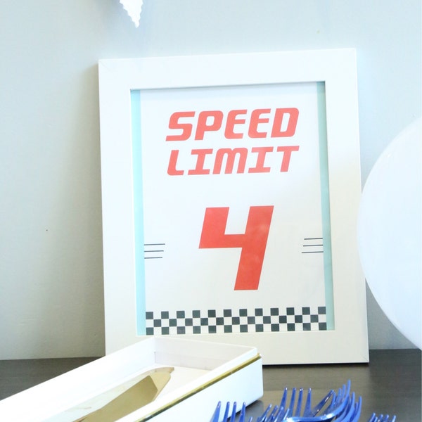 Pit Stop Vintage Race Car Sign, Race Car Birthday Party, Race Car ...