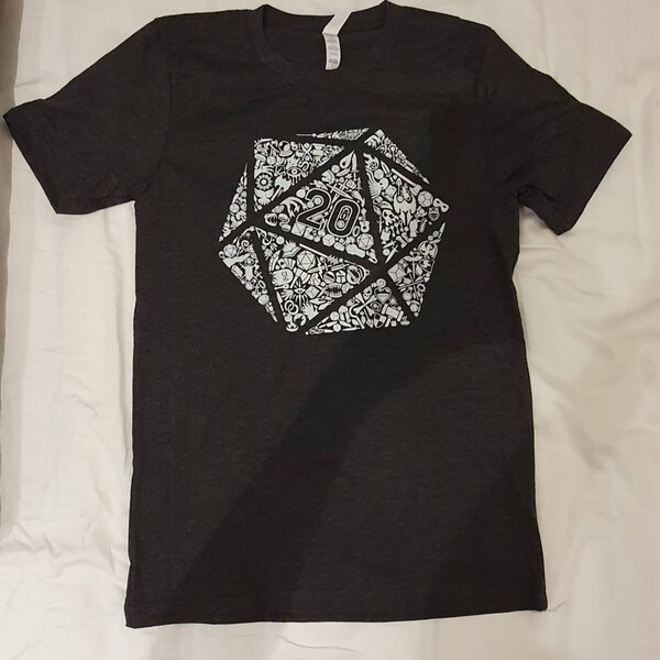 Mosaic D20 Dnd Shirt | Dungeons & Dragons | Gifts for Geeks | Dungeon ...