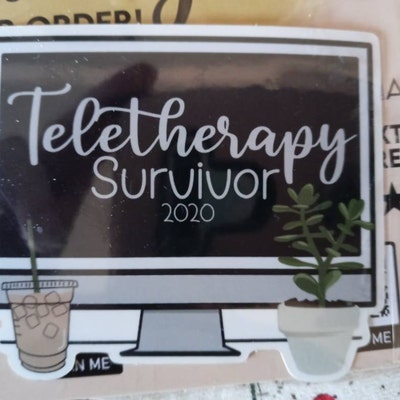 Speech Therapist Sticker, Teletherapy Sticker , Speech Therapist Merch ...