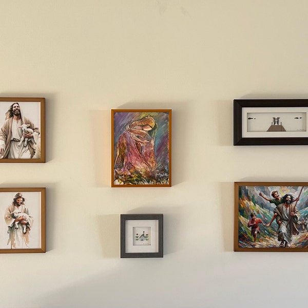 Christian Art: "ascension." Printable Download Art of Jesus Ascending Into Heaven After His ...