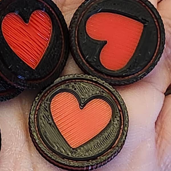 Premium Heart Tokens - Set of 40 | Board Game Tokens | Generic Health ...