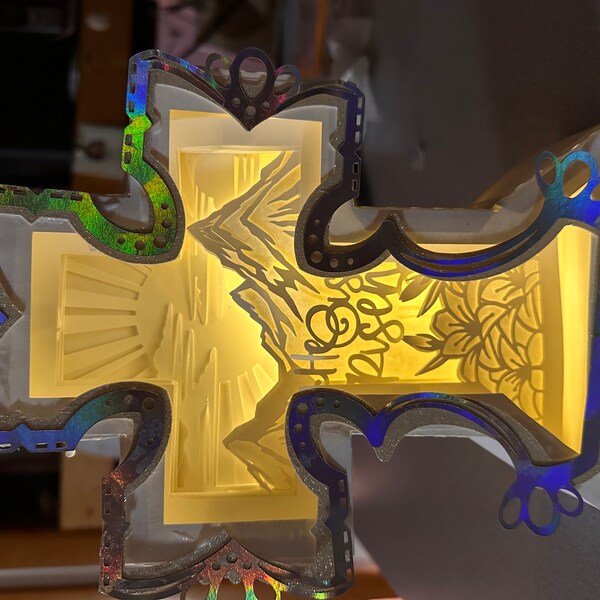 Cross Shadow Box Svg, Easter Shadow Box Svg, Resurrection Shadow Box ...