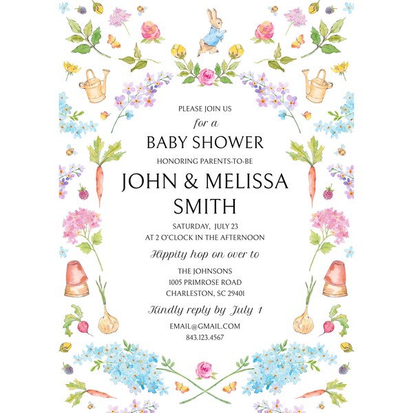 Peter Rabbit, Summer Garden, PNG File, Watercolor Clipart, Peter Rabbit ...