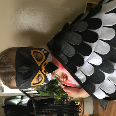 Falcon Costume Set / Wings and Mask / Peregrine Falcon Costume / Child ...