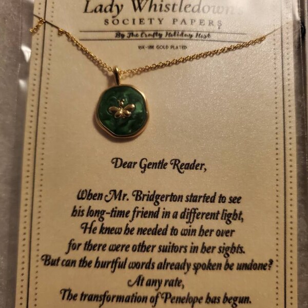 Bridgerton Pin / Lady Whistledown Brooch / Enamel Pin / Bridgerton Gift ...