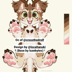 SUPER Reference Sheet Custom Furry Art Commission Digital Art - Etsy