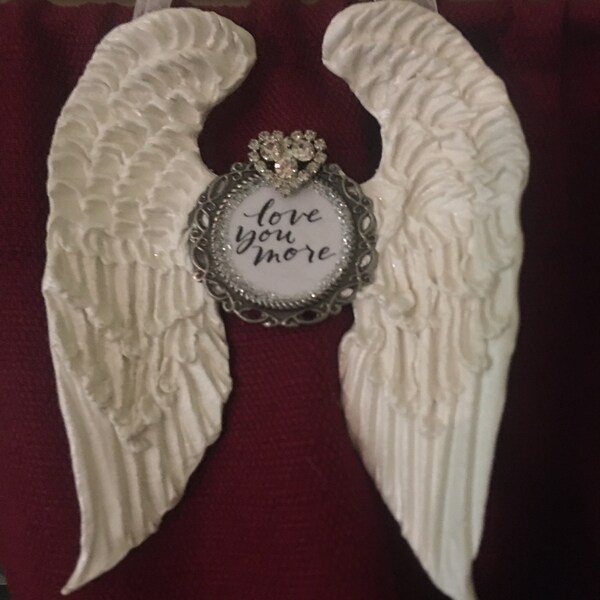 Unique Personalized Handmade Angel Wings Inspirational Cross “love You ...