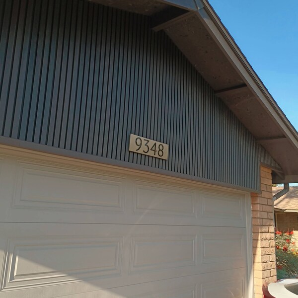 Custom Modern Address Sign - Vertical and Horizontal House Numbers - Etsy