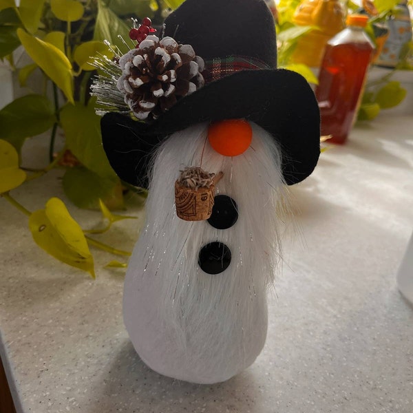 Snowman Gnome, Christmas Decor, Snowman, Holiday Decor, Gnome - Etsy