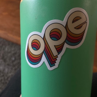 Ope It's a Sticker Nature Colorway. - Etsy