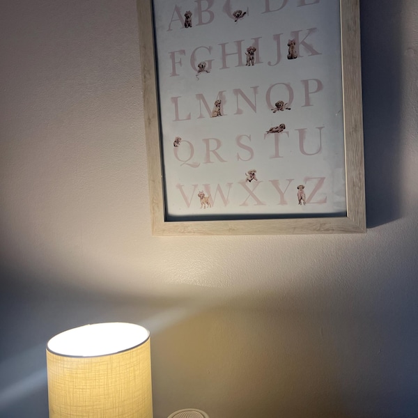 Puppy ALPHABET POSTER Puppy Nursery Decor Puppy Dog Wall Art for a Boy ...