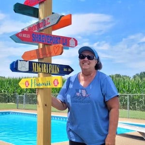 Custom Directional/ Mileage Signs, Custom Destination Signs, Outdoor ...