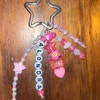 Personalized Keychain // Beaded Keychain // Colorful // Cute // Gift ...