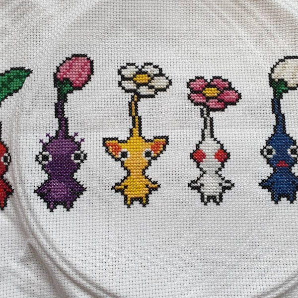Pikmin Cross Stitch Pattern - Etsy