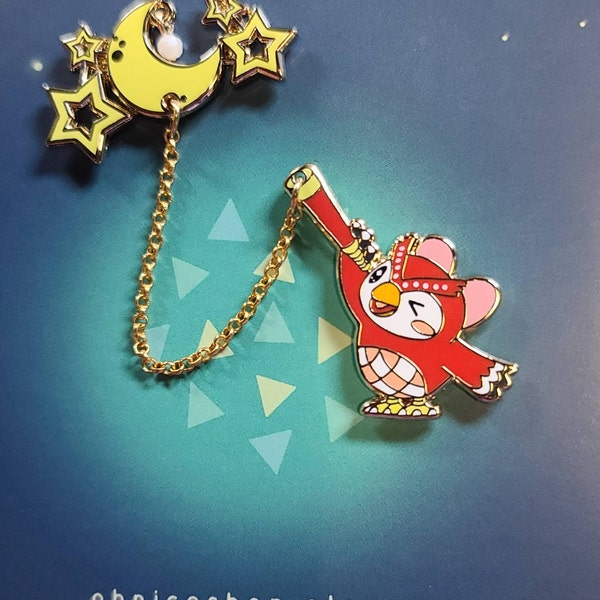 Animal Crossing Enamel Pin - Celeste Stargazer - Etsy