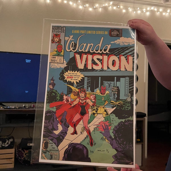 Wandavision | Comic Book Print - Etsy