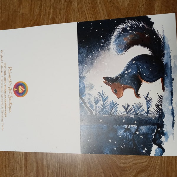 Winter Solstice Card, Unitarian Universalist Holiday Greeting Card ...