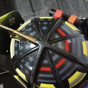 Custom Firefighter Helmet Shield Decal You Pick the Colors, Text, Font ...