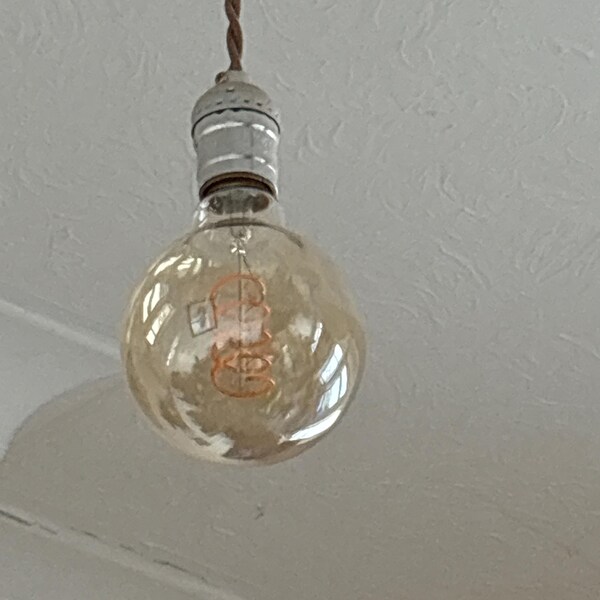 Hemp Rope Pendant Light With Knot Nautical Lighting Manila Rope Lamp ...