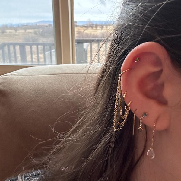 Hidden Helix Chain, Helix Chain, CZ Star Helix Chain, Cartilage ...