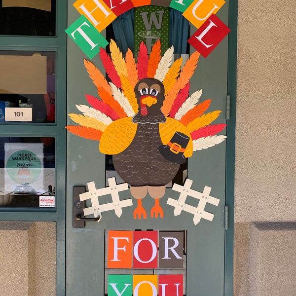 Teacher School Bulletin Board for Thanksgiving /classroom Decorations ...