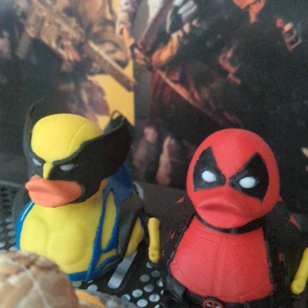 DEADPOOL and WOLVERINE Premium Ducks | Available in 4 Sizes | Deadpool ...