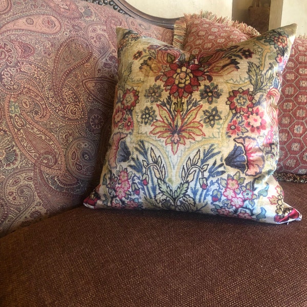 Ralph Lauren Galloway Shetland Plaid Hazel 100% UK Wool Tartan Pillow ...