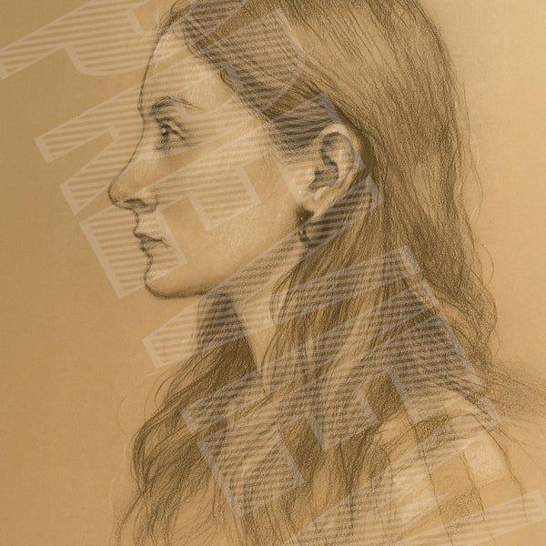 Family Portrait, Portrait From Photo, Rough Sketch, Rustic, Family ...