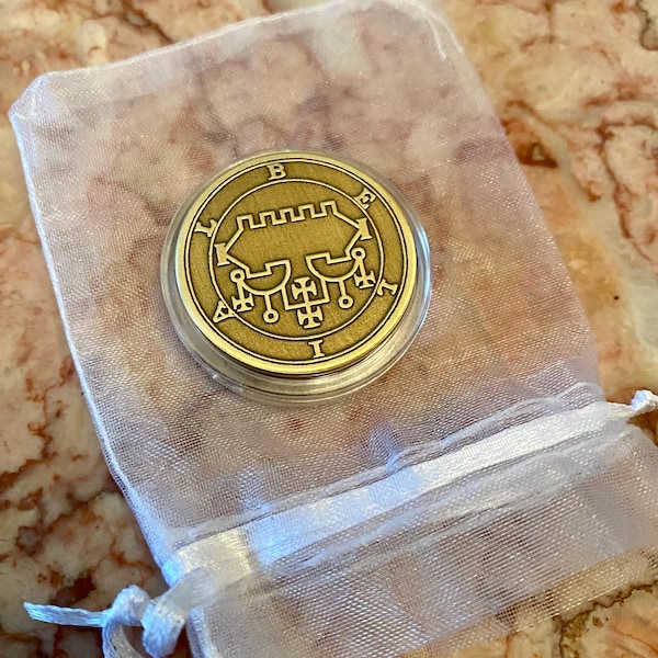 MAMMON SIGIL Coin Sigil of Mammon King of Wealth Seal Spirit of ...