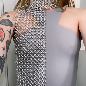 Chainmail Shoulder Collar Jewelry With Small Chain Layers - Etsy