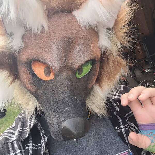 Snow Leopard Mask - Etsy