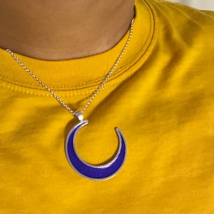 Sterling Silver Bright Finish Twitches Miranda Sun/moon Pendant ...