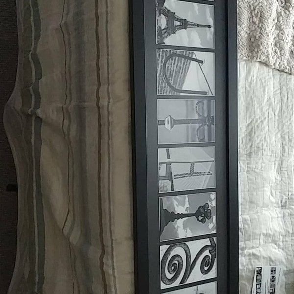 5x7 - 3 4 5 6 7 8 9 Opening Black Picture Frame With Multi Opening ...