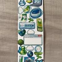 Frutiger Aero Deco Sticker Sheet Matte Vinyl Sticker Cute Sticker Deco ...