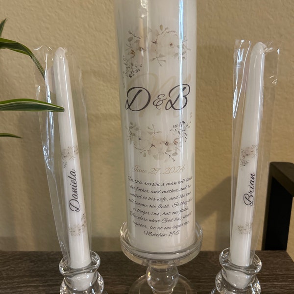 First Holy Communion Taper Candles Personalized Ceremony Candle, First ...