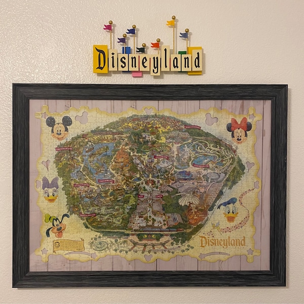 Vintage Disneyland Entrance Sign 12” - Etsy