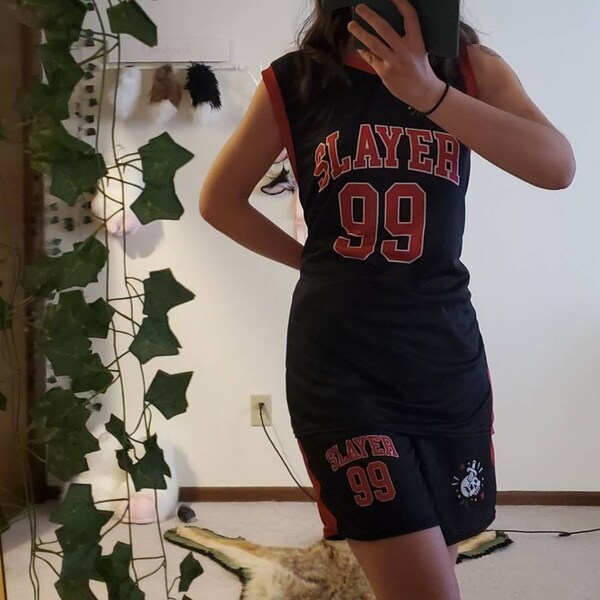 OSRS 99 Slayer Recycled Hockey Fan Jersey | Runescape Skill Cape Jersey ...