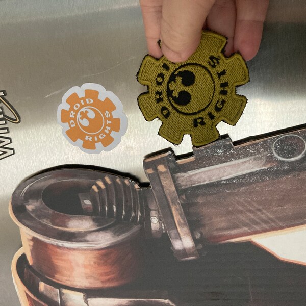 Droid Rights! - Rebel Embroidered Patch - Etsy