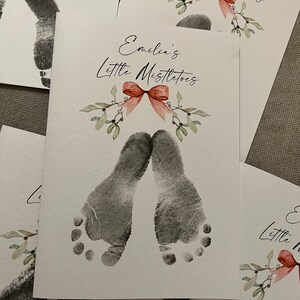 Boho Pampas Grass Baby Footprint Kit Personalised New Baby - Etsy UK