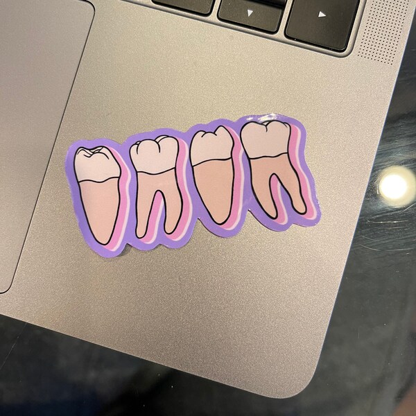 Anatomical Tooth Sticker Tooth Sticker Dental Sticker Dental Hygiene ...