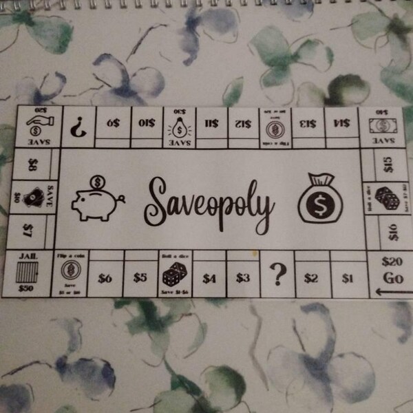 Saveopoly Savings Challenge Printable - Etsy