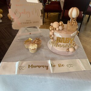 Personalised Wedding Menu & Place Name Custom Acrylic Placeholder Arch ...