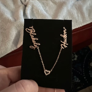 Year Necklace Custom Number Necklace Name and Date - Etsy