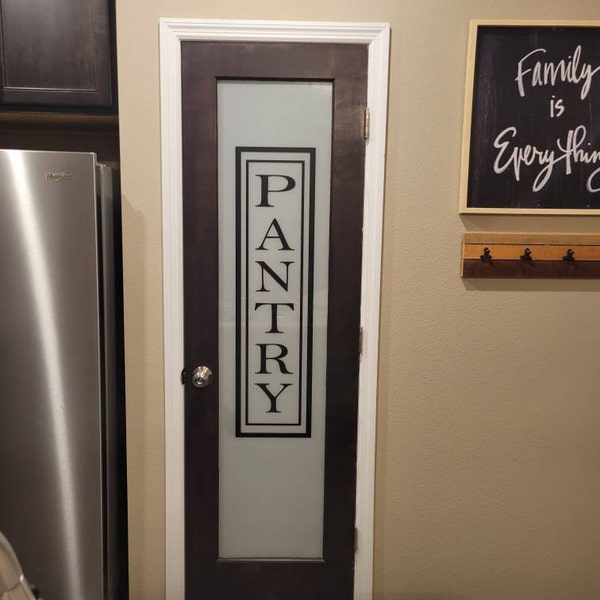 Pantry Vertical Decal Vinyl Sticker Kitchen Decor Pantry Sticker Pantry ...